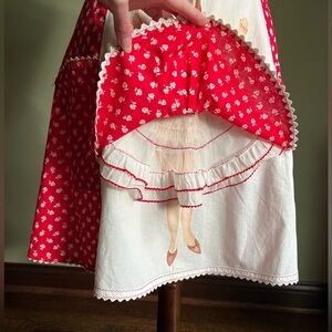 Vintage | Accessories | Vintage Cutie Pie Apron Handmade Retro 95s ...
